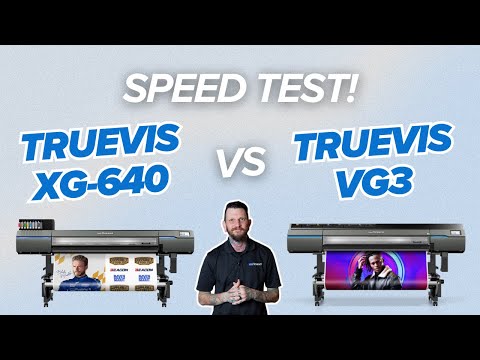 Large Format Printer/Cutter Showdown: Roland DG XG-640 vs VG3-640 Speed Test
