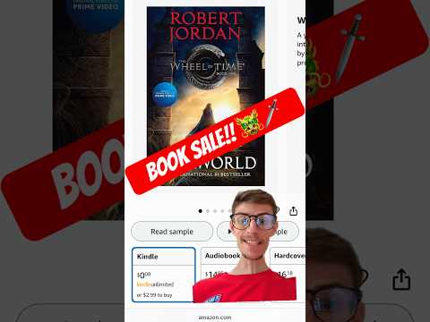 WHEEL OF TIME BOOK SALE!! 🐲 🗡️ #BookTok #bookrecs #wheeloftime #fantasybooks #ebook #robertjordan