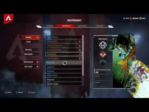 Revenant Legendary Banners/Crafting Tessenjutsu