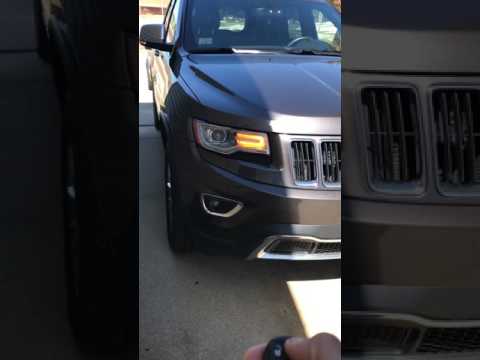 How to turn off beep lock/unlock sound on 2014 jeep Grand Cherokee