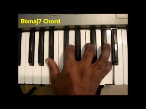 How To Play Bbmaj7 Chord (B Flat Major Seventh) On Piano & Keyboard