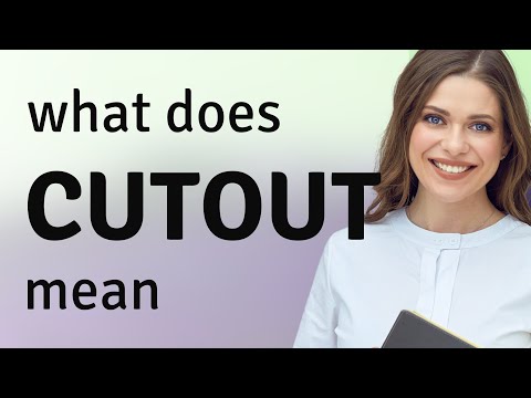 Cutout — what is CUTOUT definition