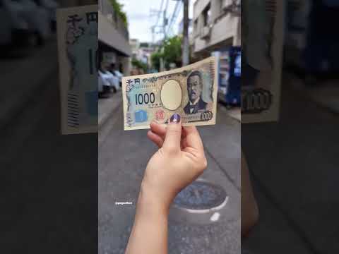 As of July 2024, Japan has issued new banknotes for the first time in 20 years! 💴 #shorts