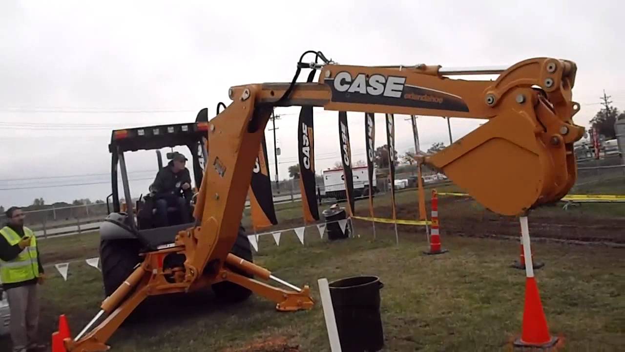 Case Backhoe Tricks