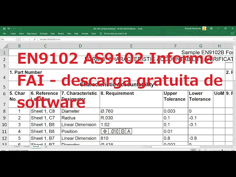 EN9102 AS9102 Informe FAI - descarga gratuita de software