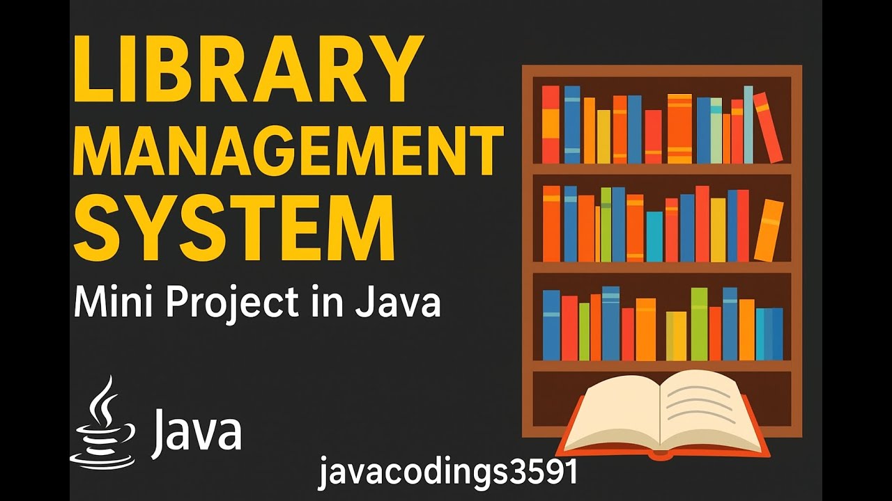 📚 Library Management System in Java | Mini Project with CRUD Operations + Full Code ✅