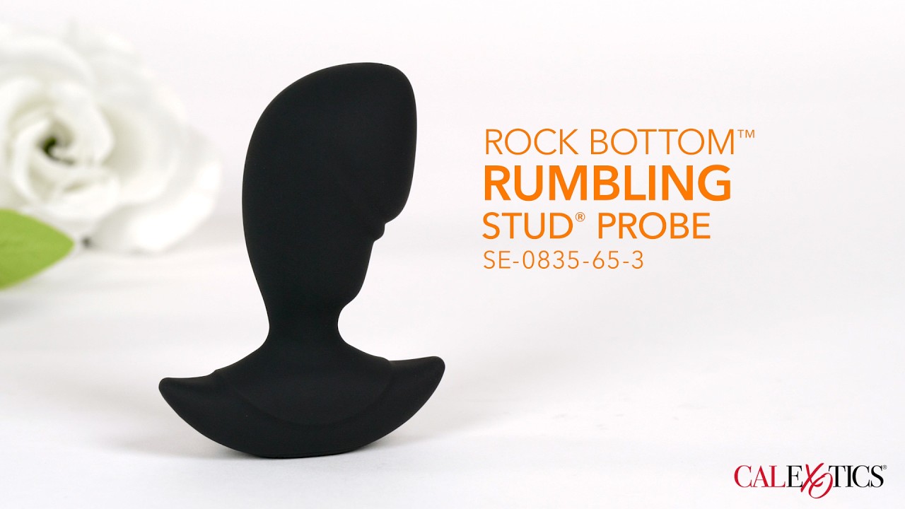 CalExotics Rock Bottom™ Rumbling Stud® Probe