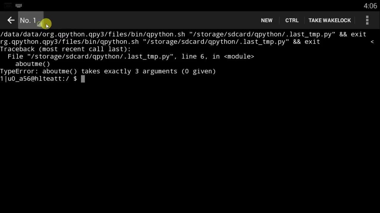 Qpython tutorial - 28 Functional Arguments