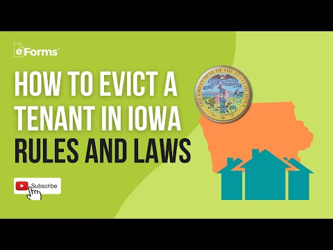 How to Evict a Tenant In Iowa