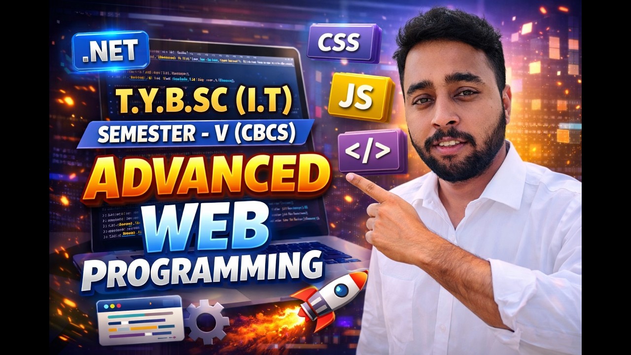Advanced Web Programming | T.Y.B.Sc IT Semester 5 (CBCS) | .NET Tutorial
