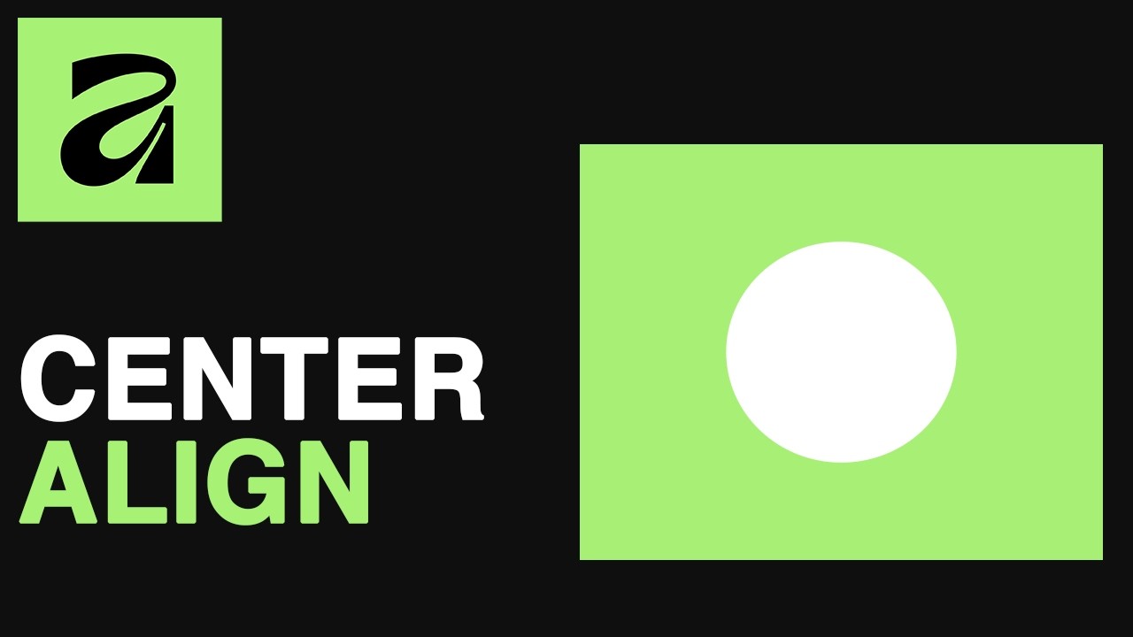 How to Align Objects to Center in Affinity