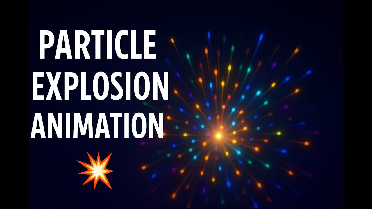 Insane Particle Explosion Animation in Java | Glow, Trails & Physics Explained!