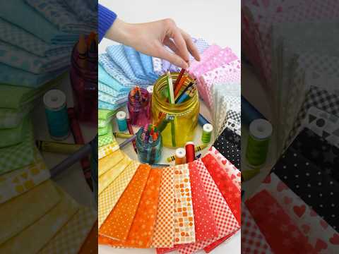 Brighten up your fabric supply with this colorful, soft flannel fabric collection! #fabric