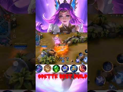 IMPOSSIBLE ODETTEMLBB|BUILD AND EMBLEM#shorts #heromobilelegends#yin #yinbestbuild