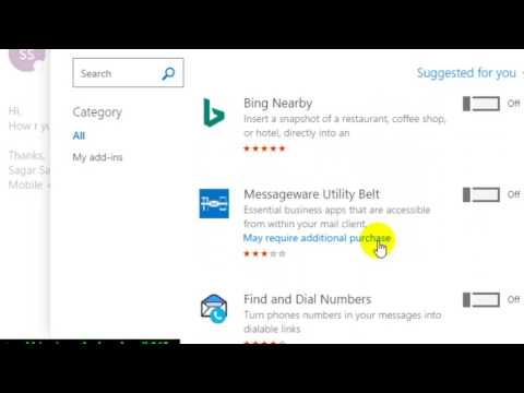 how to integrate add ins in outlook webmail 365