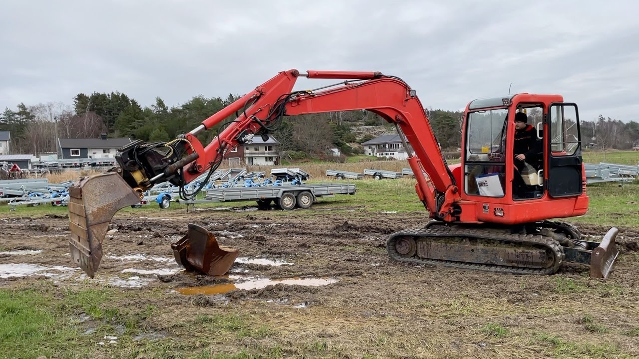 Grävmaskin Daewoo SL55, Stenungsund, Kl