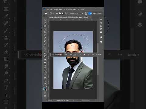 New Adobe Photoshop Feature | Change Hair style #photoshop #ai #photoshoptutorial