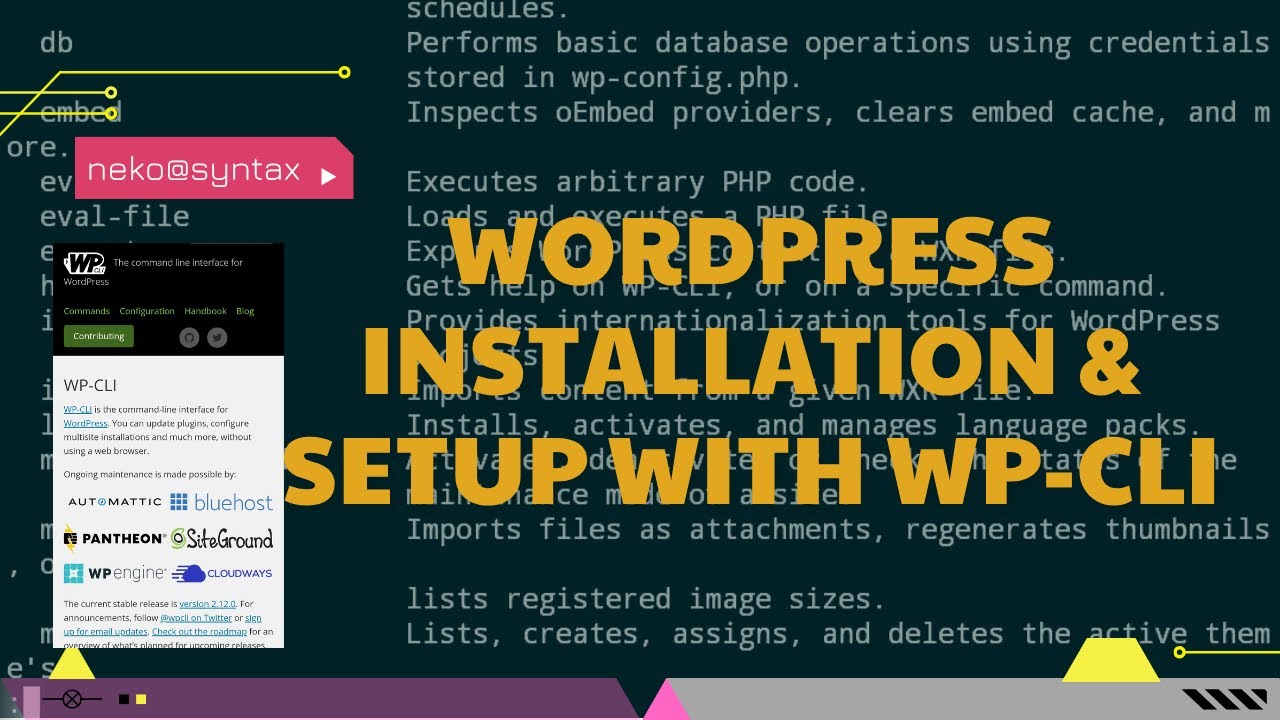 WordPress Installation & Setup with WP-CLI