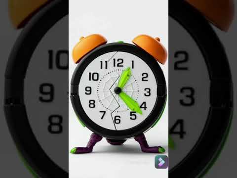 Haunted alarm clock photo with sound