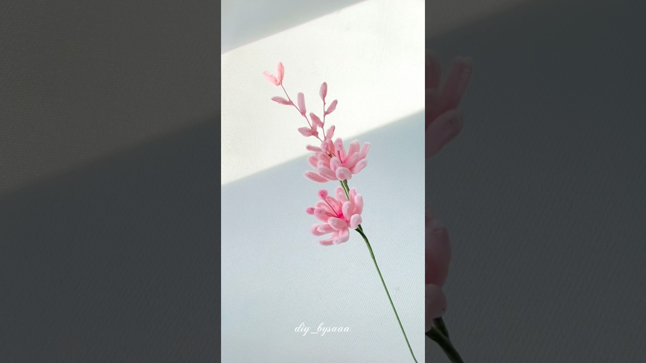 Tutorial bunga kawat bulu #fypシ゚viral #diy #flowers #kawatbulu #shortvideo