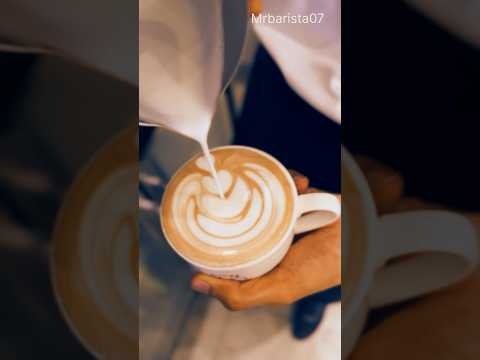 Hot Chocolate Recipe || Chocolate Latte Art || Tulip Art #chocolate #latteart