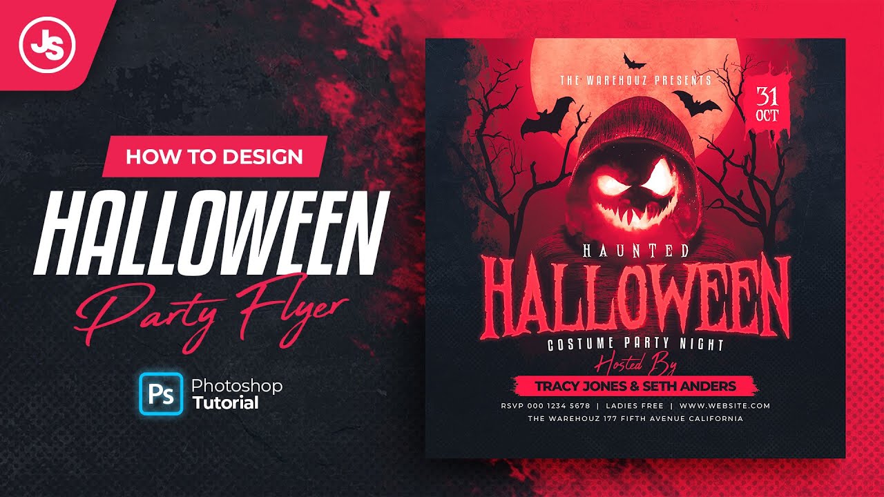 Halloween Flyer Design (Photoshop Tutorial)