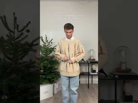 How to fix a BULKY sweater π± Save for later for #shorts about #menswear & #stylingtips