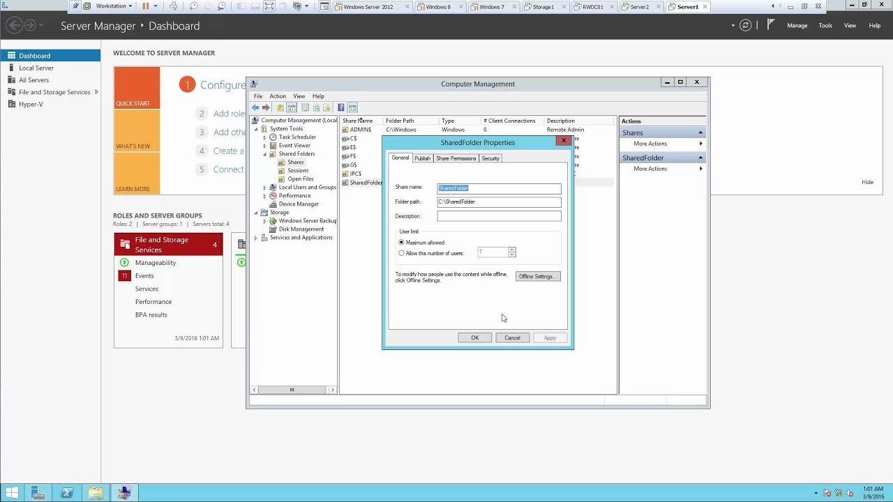 Chapter 5 - Configuring Advanced File Solutions