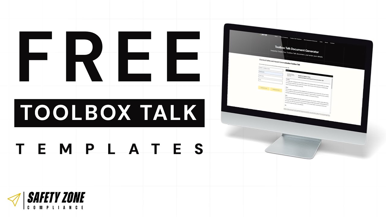 FREE Toolbox Talk Templates | Easy Toolbox Safety Talks in Minutes