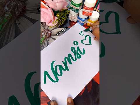 vamsi name art๐#Calligraphy #HandLettering #LetteringArt #ViralShort #art #artwork #shorts #nameart