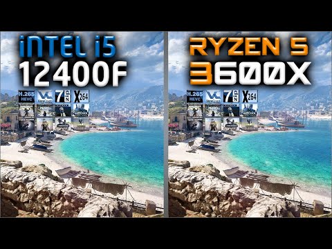 Intel i5 12400 vs Ryzen 5 3600X Benchmarks – 15 Tests 🔥
