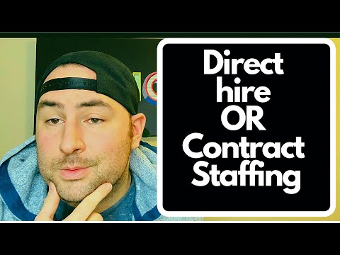 Starting a recruiting business: Contract or Direct Hire?