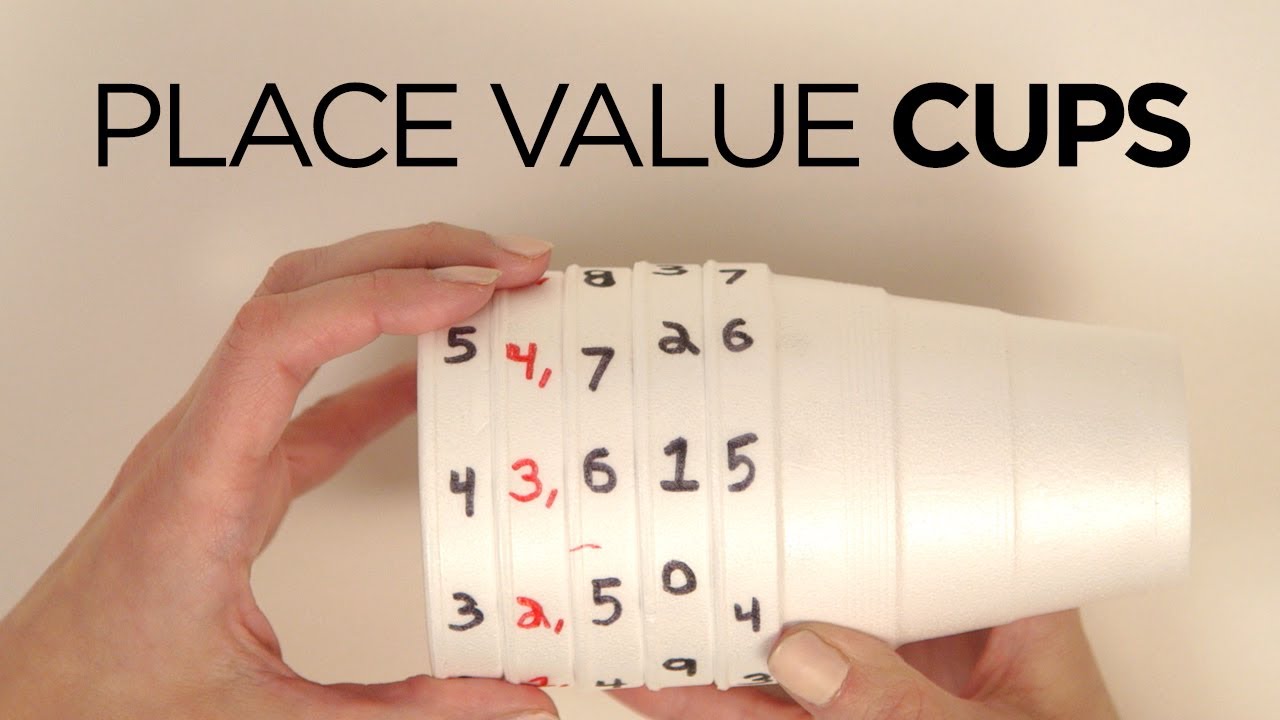 Fun Place Value Activity Using Cups