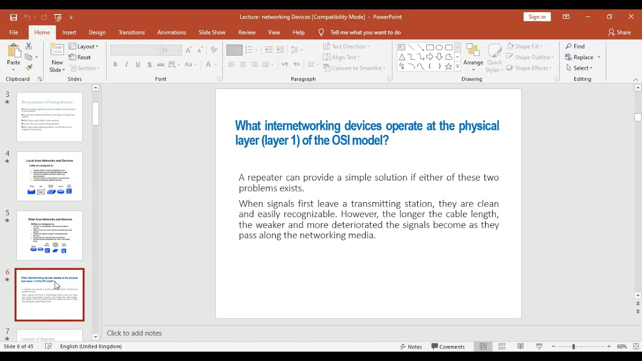 Lecture 2b: Networking Devices