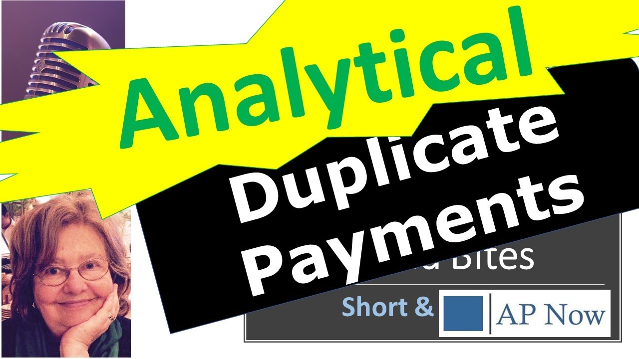 Duplicate Payments: An Analytical Approach