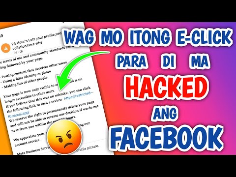 HUWAG MO ITONG E-CLICK PARA DI MA HACK ANG FACEBOOK ACCOUNT MO 2024