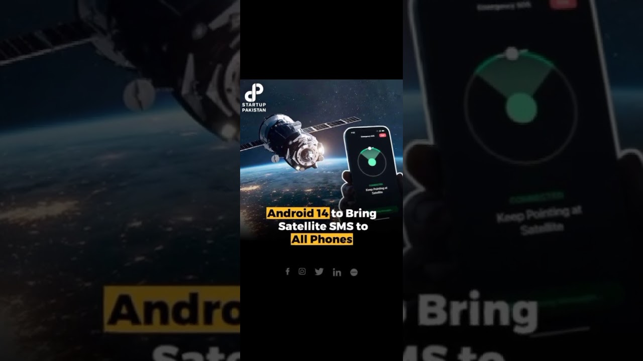 Android 14 to bring satellite sms to all phones #knowledge #youtube #viral #android