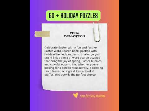 Easter Word Search Puzzle Book