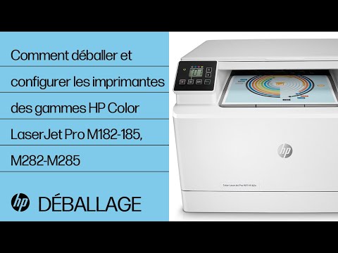 Gamme d'imprimantes multifonction couleur HP LaserJet Pro M182-M185 ...