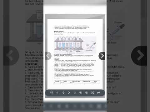lab manual experiment 1 class 10 | science | chemistry | #shorts