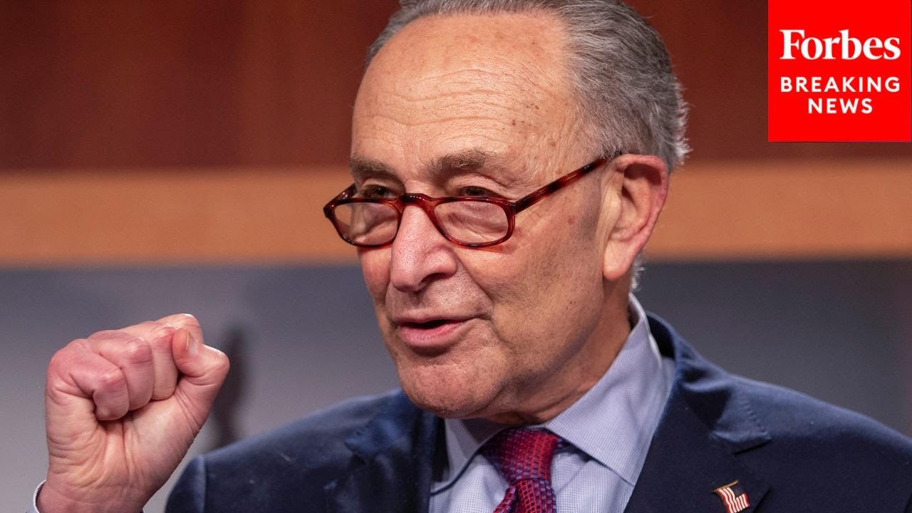 JUST IN: Chuck Schumer Celebrates Reelection As Top Senate Democrat