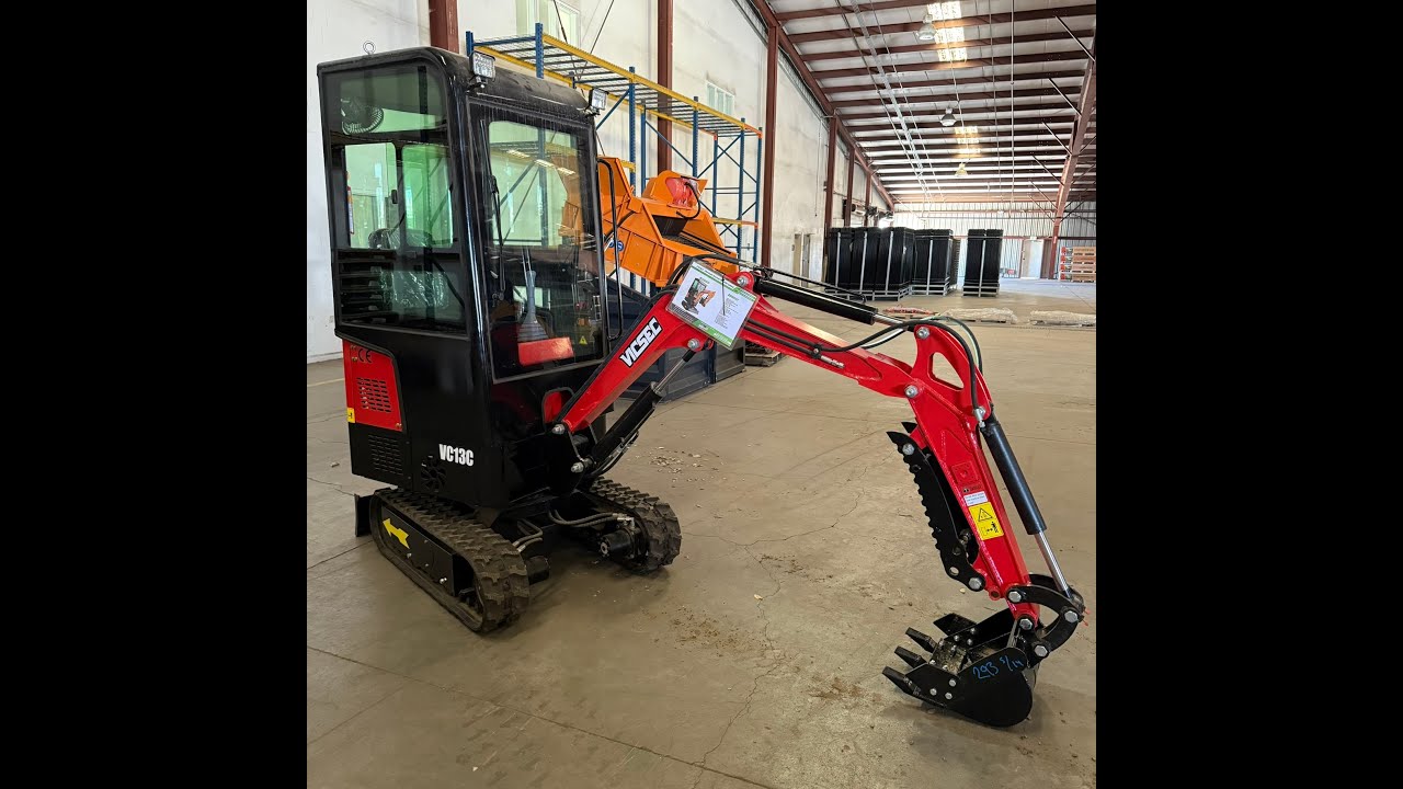 2025 VICSEC VC13C 1-Ton Mini Excavator (New/Unused)