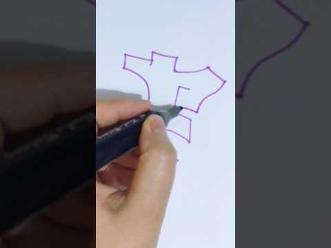 Strange F #easy #drawdrawing #cute