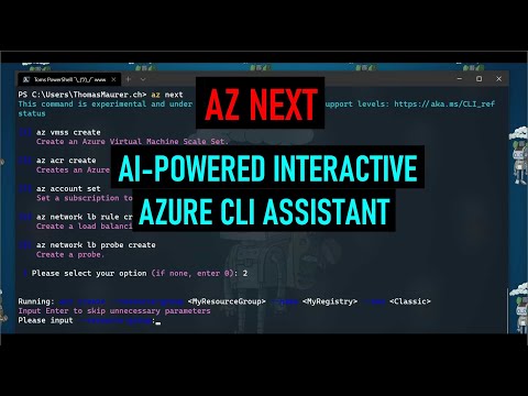 Az Next – AI-powered interactive assistant Azure CLI ⚠