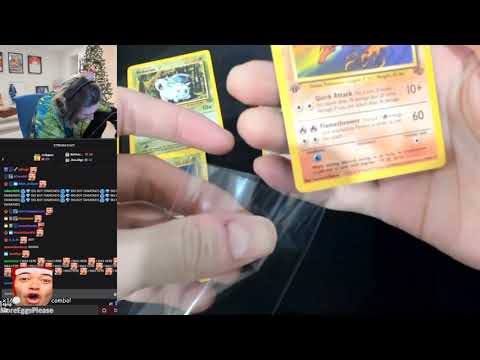 xqc finds a 300$ flareon from 1st edition jungle set