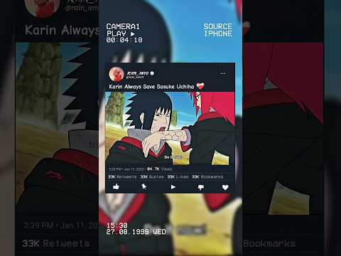 One Side Love 🥺❤🩹 #sasuke #karin #anime #shorts #foryou