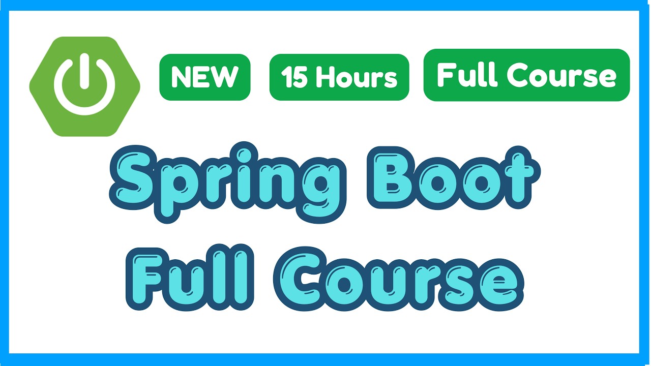 Spring Boot Full Course | Spring Boot Tutorial for Beginners [2026]