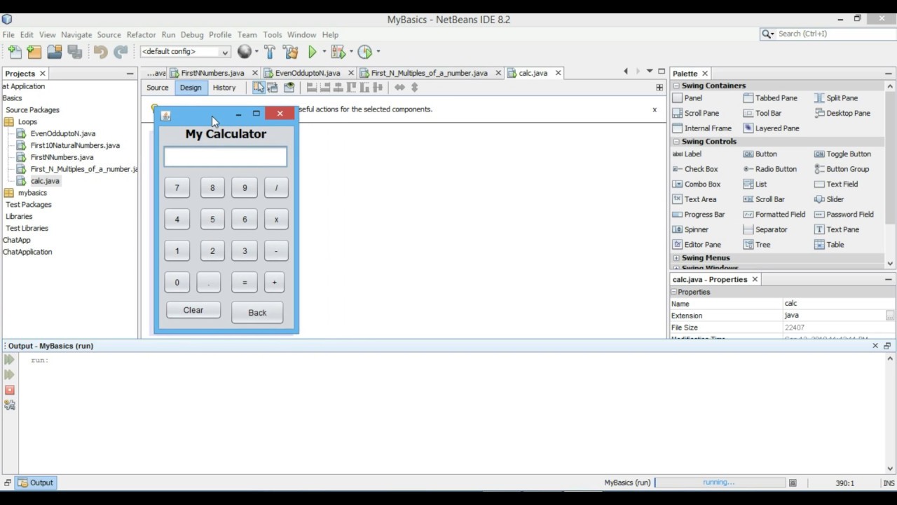 Java NetBeans Tutorial | Simple Calculator in java using Netbeans