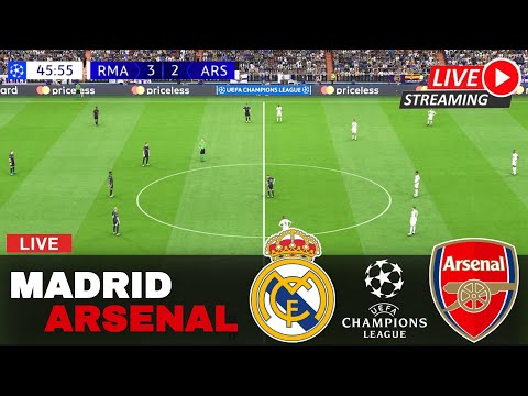 🔴LIVE : Real Madrid vs Arsenal | Champions League 2024/25 | UCL | Live Score & Full Match Streaming