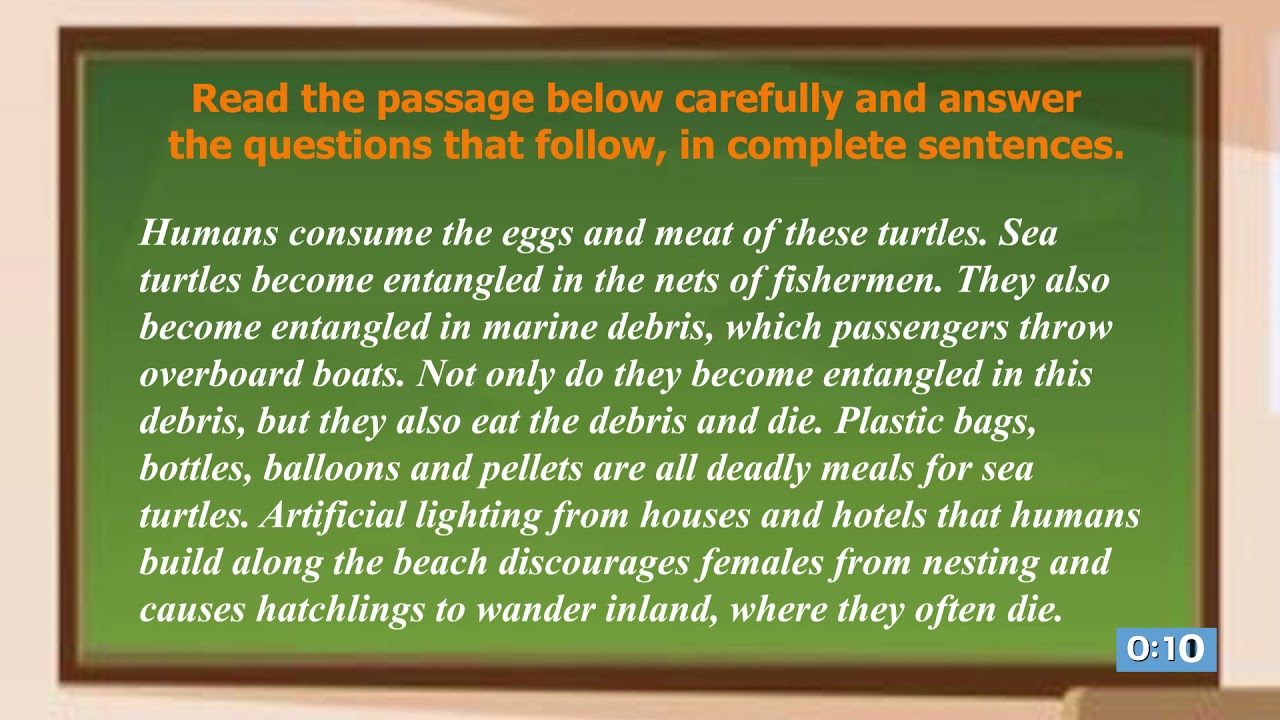 English Language - Grade 7: Questioning Skills